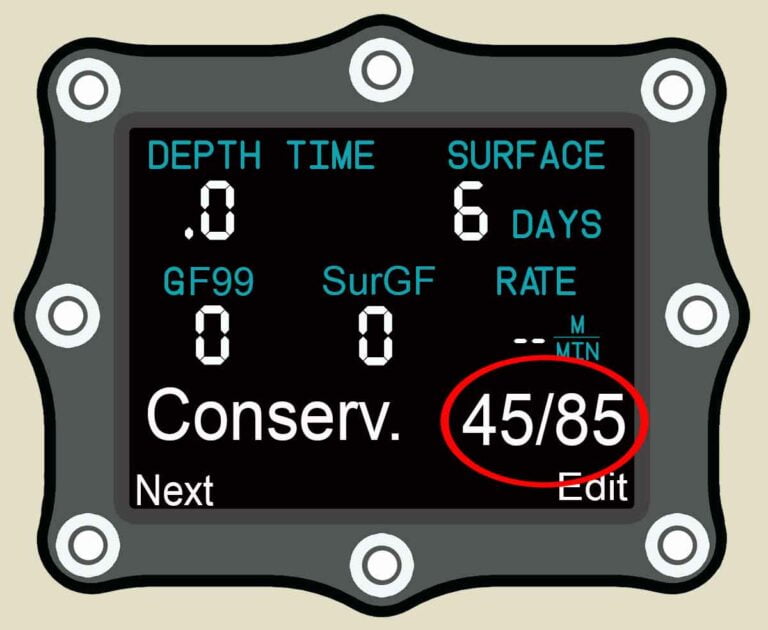 Shearwater Dive Computer Settings: Become A GF Power User!